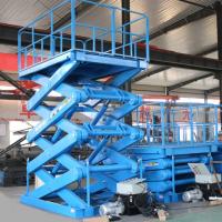 China Hydraulic Stationary Scissor Lift Tables Electric Freight Handling Lifter for sale