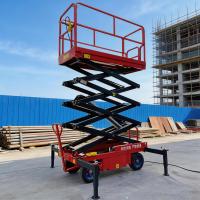 China Durable Mobile Scissor Lift Work Platform 10m 12m For Outdoor Operations for sale