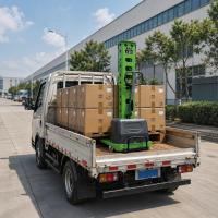 China 1000kg 1.6m Self Loading Electric Stacker Portable Pallet Lifter for sale