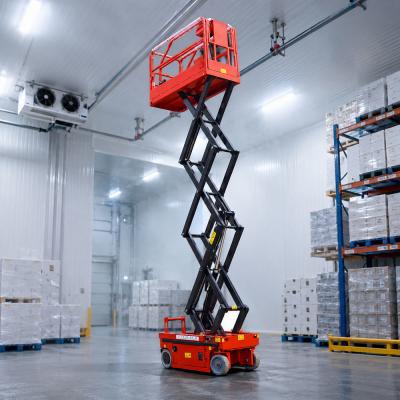 China 4m 6m Scissor Lift Platform Small Mobile Scissor Lifter For Warehouse for sale