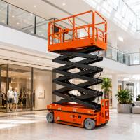 China Self Propelled Scissor Lift with 230kg Load Capacity and 15.7m Working Height Electric Aerial Work Platform for sale
