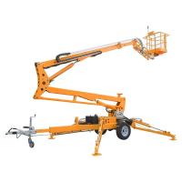 China 10m - 20m Lifting Height 200kg Load Capacity Towable Boom Lift for sale