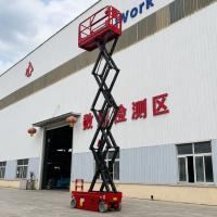 China Mini Self Propelled Scissor Lift Table 230kg Electric Elevated Platform for sale