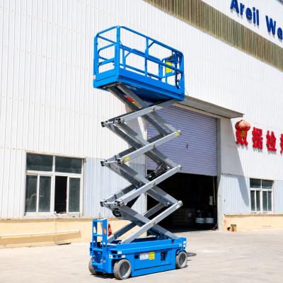China Mini Self Propelled Scissor Lift Table 230kg Electric Elevated Platform for sale