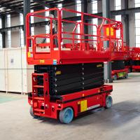 China Self Propelled Electric Scissor Lift Platform 10m Hydraulic Aerial Work Platform for sale