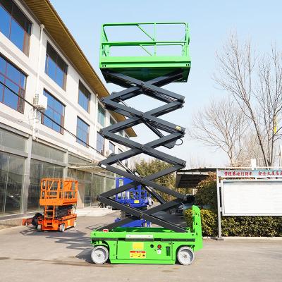 China Self Propelled Electric Scissor Lift Platform 320kg Capacity 12m Working Height for sale