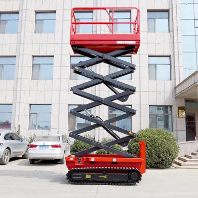China Heavy Duty 450kg Lifting Platform Hydraulic Scissor Crawler Lifting Table for sale