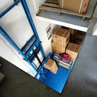 China Material Handling Cargo Lift 1 Ton 5m Hydraulic Freight Elevator for sale
