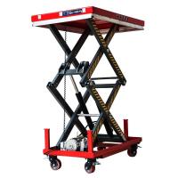 China Electric Wheeled Scissor Lift Table 1000kg - 4000kg Capacity For Multi-Industry Use for sale