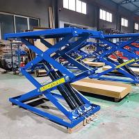 China Electric Hydraulic Lift Table 1-4 Ton Capacity Heavy Duty Fixed Scissor Lifts for sale