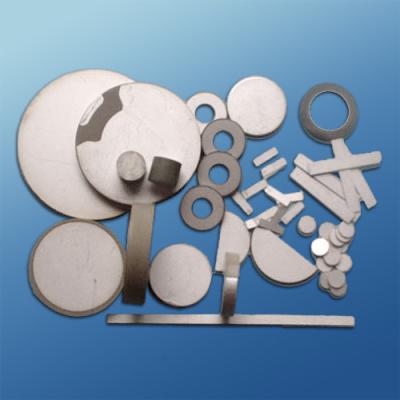 China 50 / 17 / 6 ring Piezo Ceramic Plate Piezoelectric Ceramic pzt8 for sale