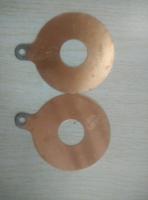 China Copper Electrode Piezoelectric Ultrasonic Transducer 50x17x0.25-0.35mm for sale