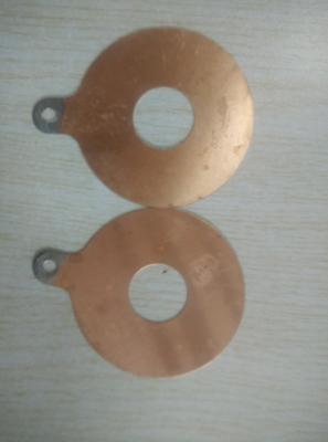 China Copper Electrode Piezoelectric Ultrasonic Transducer 50x17x0.25-0.35mm for sale