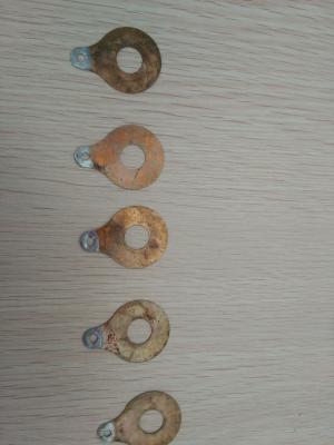 China Professional Piezoelectric Ultrasonic Transducer Silver On The Surface for sale