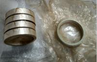 China Tubuler Piezoelectric Ceramic Discs Pzt5 Inner And Outer Silver Surface 7mm Thickness for sale