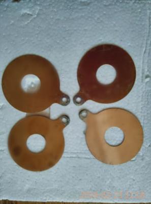 China Anti Rust Treatment Piezoelectric Ultrasonic Transducer Electrodes Sheet Electric Conduction for sale