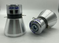 China Heat Resistance 56mm Ultrasonic Cleaning Transducer Three Frequency 25k / 50k / 80k for sale