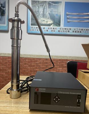 China Stainless Steel Ultrasonic Tubular Transducer Submersible In Liquid for sale