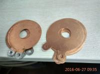 China Copper Electrode 50x17mm Thickness 0.25-0.35mm for Ultrasonic Industry for sale
