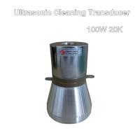 China 20 Khz 100w Ultrasonic Cleaning Transducer And Power Supply Generator for sale