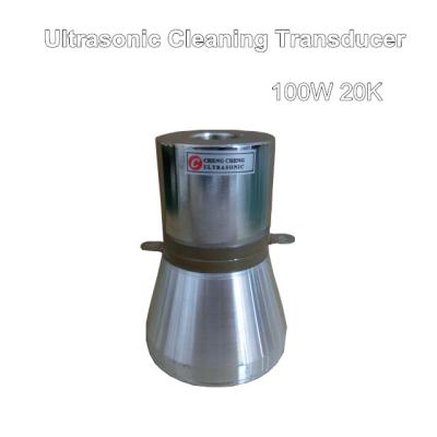 China 20 Khz 100w Ultrasonic Cleaning Transducer And Power Supply Generator for sale