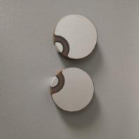 China RoSH Piezo Ceramic Element , Piezoelectric Ceramic Positive and Negative electrode in one side for sale