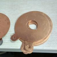 China Long Life Copper Electrode Slice Piezoelectric Element For Industry for sale