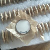 China Curling Edge Piezo Ceramic Disc For Positive / Negative In One Surface Side for sale