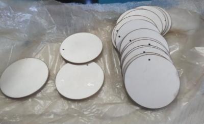 China Round Piezoelectric Ceramic Discs P8 P4 Material 43 X 2mm Good Construction for sale