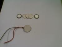 China 25/58 Piezoelectric Disc High Reliablity Piezo Ceramic Disc for sale