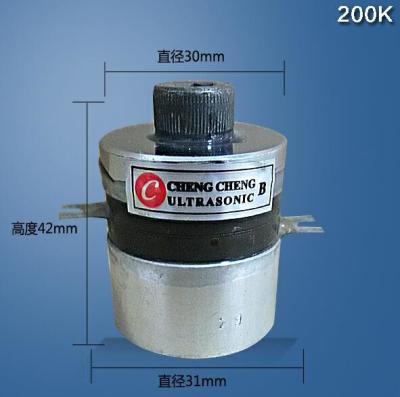 China Light Weight High Power Ultrasonic Transducer 200K High Frequency for sale