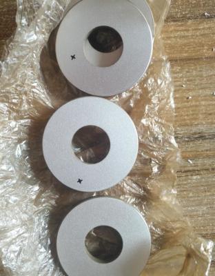 China Ultrasonic Welding Piezo Ceramic Ring Silver Coating Electrode Positive And Negative Pole for sale
