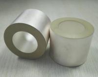 China Silver Color Piezoelectric Ceramic Tube Positive And Negative Electrodes for sale