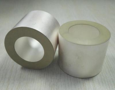China Silver Color Piezoelectric Ceramic Tube Positive And Negative Electrodes for sale