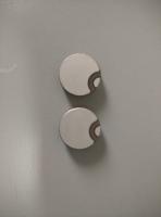 China Round Piezo Ceramic Plate Electrode In Same Side For Ultrasonic Detectors for sale