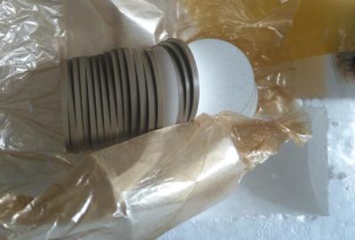 China Round Piezo Ceramic Plate Positive And Negative Electrode for sale