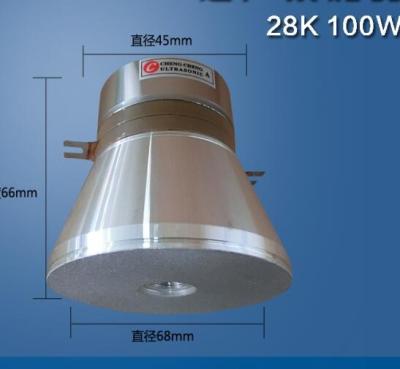 China 100w 28k Height 66mm Ultrasonic Piezo Transducer for sale