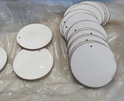 China Pzt8 Ultrasonic Piezo Ceramic Plate Round Shape for sale