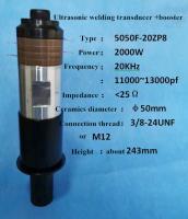 China 20k 2000w Ultrasonic Welding Transducers For Plastic Welding Machine for sale