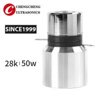 China Aluminum 50w 28k Pzt Ultrasonic Transducer For Cleaning Tank for sale