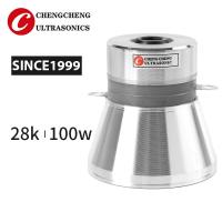 China 100W 28k ISO9001 Ultrasonic Transducer For Cleaning for sale