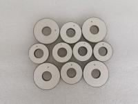 China Ring Round Shape P4 P5 Or P8 340PF Piezoelectric Ceramic Plate for sale