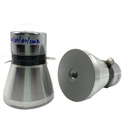 China 25k 50k 80k 120khz Ultrasonic Piezo Transducer For Cleaning Machine for sale