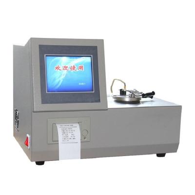 China ASTM D3828 Oil Analysis Testing Equipment Low Temp 8in Screen Closed Cup Flash Point Tester for sale