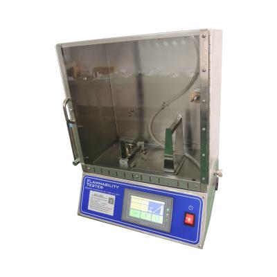 China ASTM D1230 45 Degree Flammability Tester With Glass Observation Panel for sale