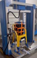 China ASTM F1838-19 Compliant PLC Control Impact Testing Machine with Customizable Drop Weight for Seat Durability Testing for sale