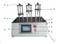 China 3 Stations Electronics Lab Testing Equipment , Pneumatic Key Life Test Machine for sale