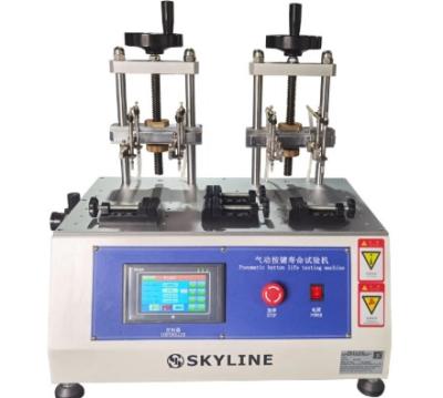 China Pneumatic Button Life Testing Machine with 8 Test Stations, Touch Screen Control, and Adjustable Test Speed for Key Fatigue Testing for sale