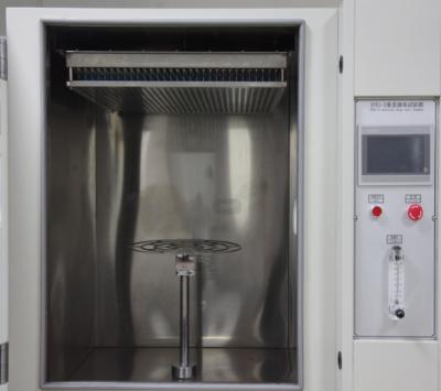 China IPX1 IPX2 Closed Rain Vertical Drip Testing Chamber with 600x600mm Dripping Area and 400-700mm Turntable Height for sale