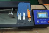 China Touch Screen ISO6941 Vertical Flammability Tester , Fabric Flammability Test Equipment for sale